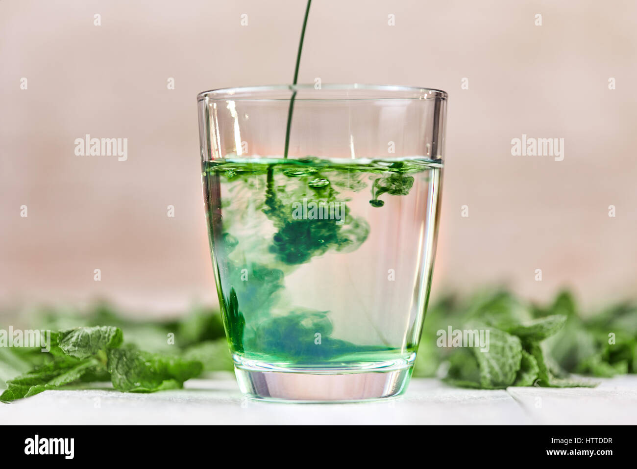 Ink water glass dissolving hi-res stock photography and images - Alamy