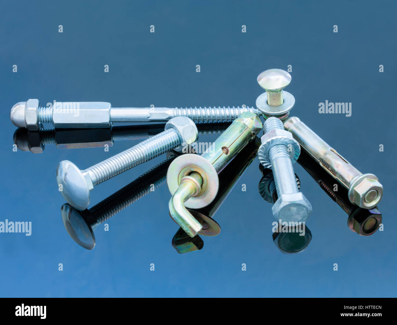 Close up on washers bolts hi-res stock photography and images - Alamy