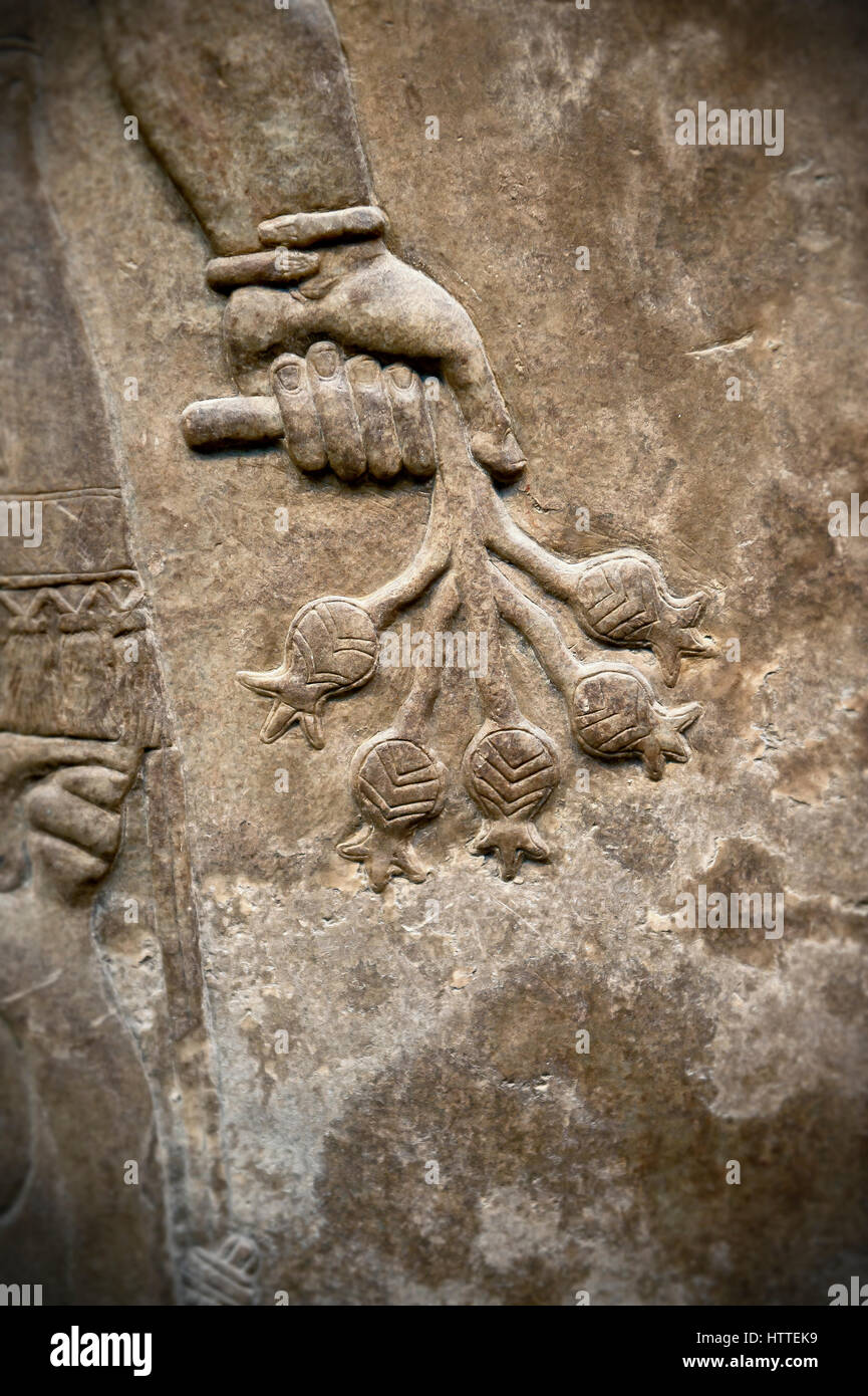 Assyrian relief sculpture panel of a protective spirit ...