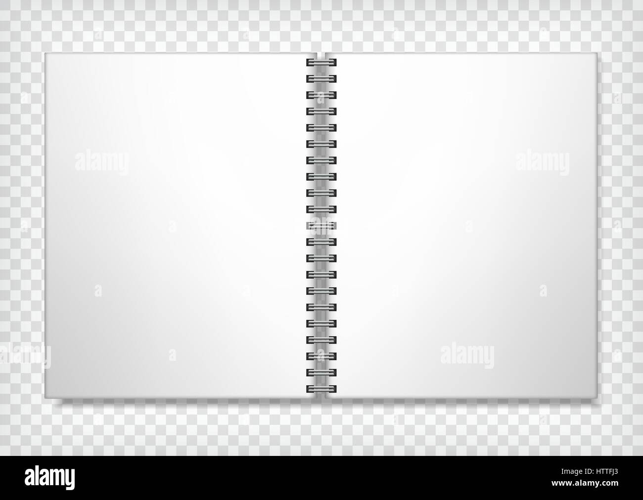 Notebook blank mockup Stock Vector Image & Art - Alamy