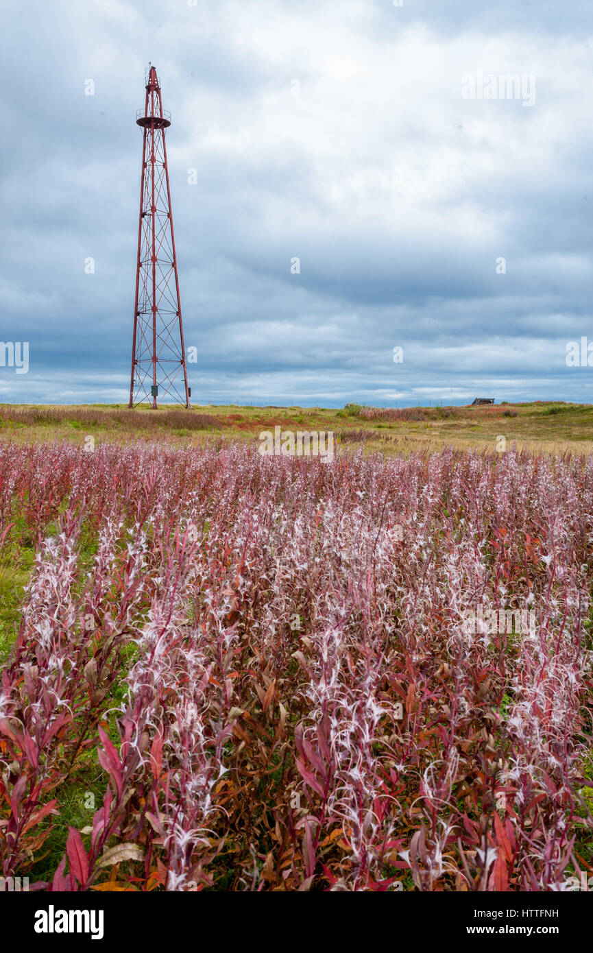 Airship mooring tower in Vadsø, Norway used by Umberto Nobile and Roald ...