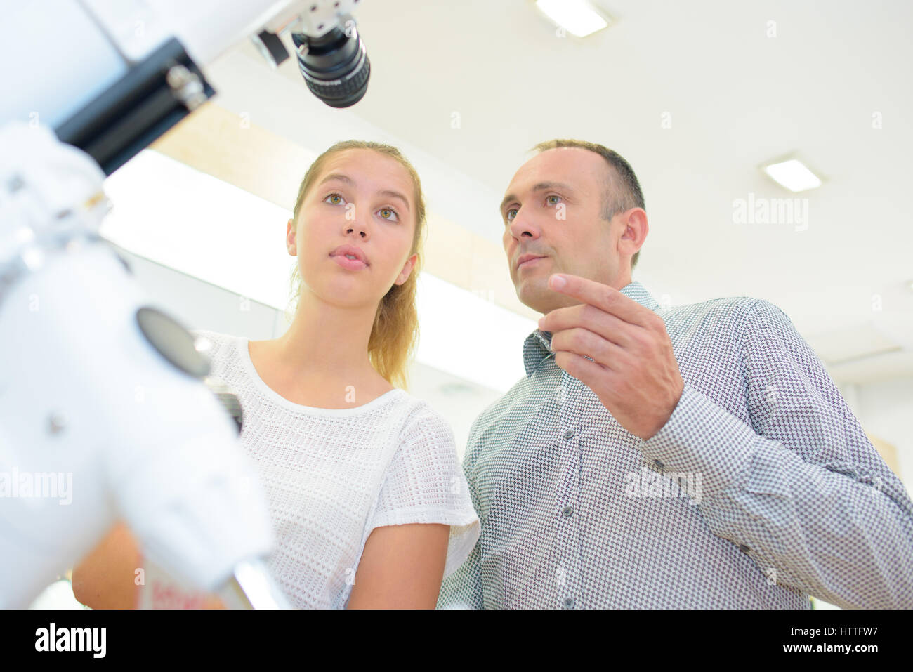 man and girl Stock Photo - Alamy