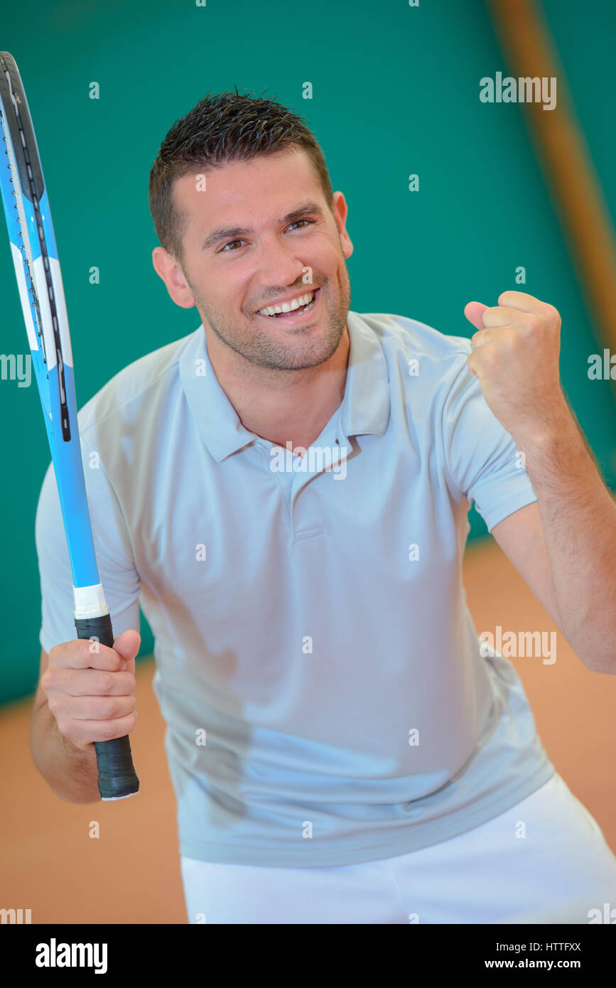 winner's reaction in the game Stock Photo - Alamy