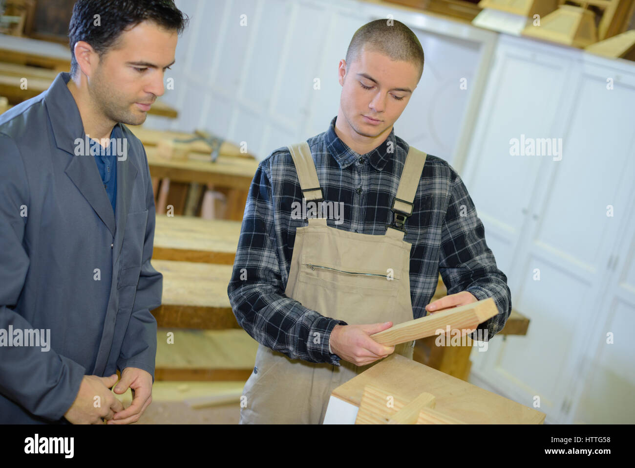 the carpentry workshop Stock Photo - Alamy