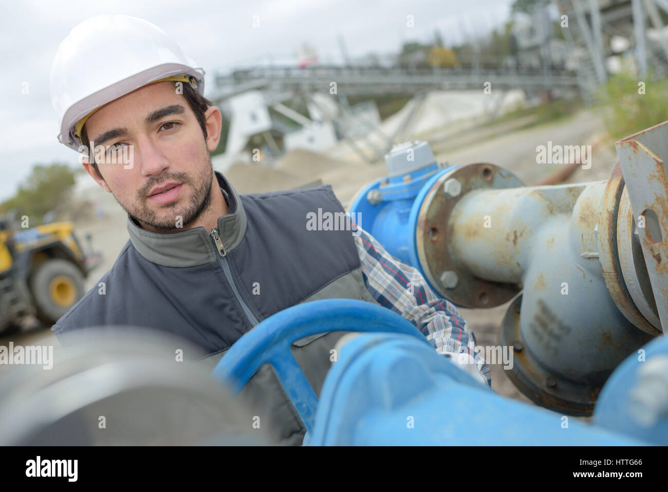 setting the pipes Stock Photo - Alamy
