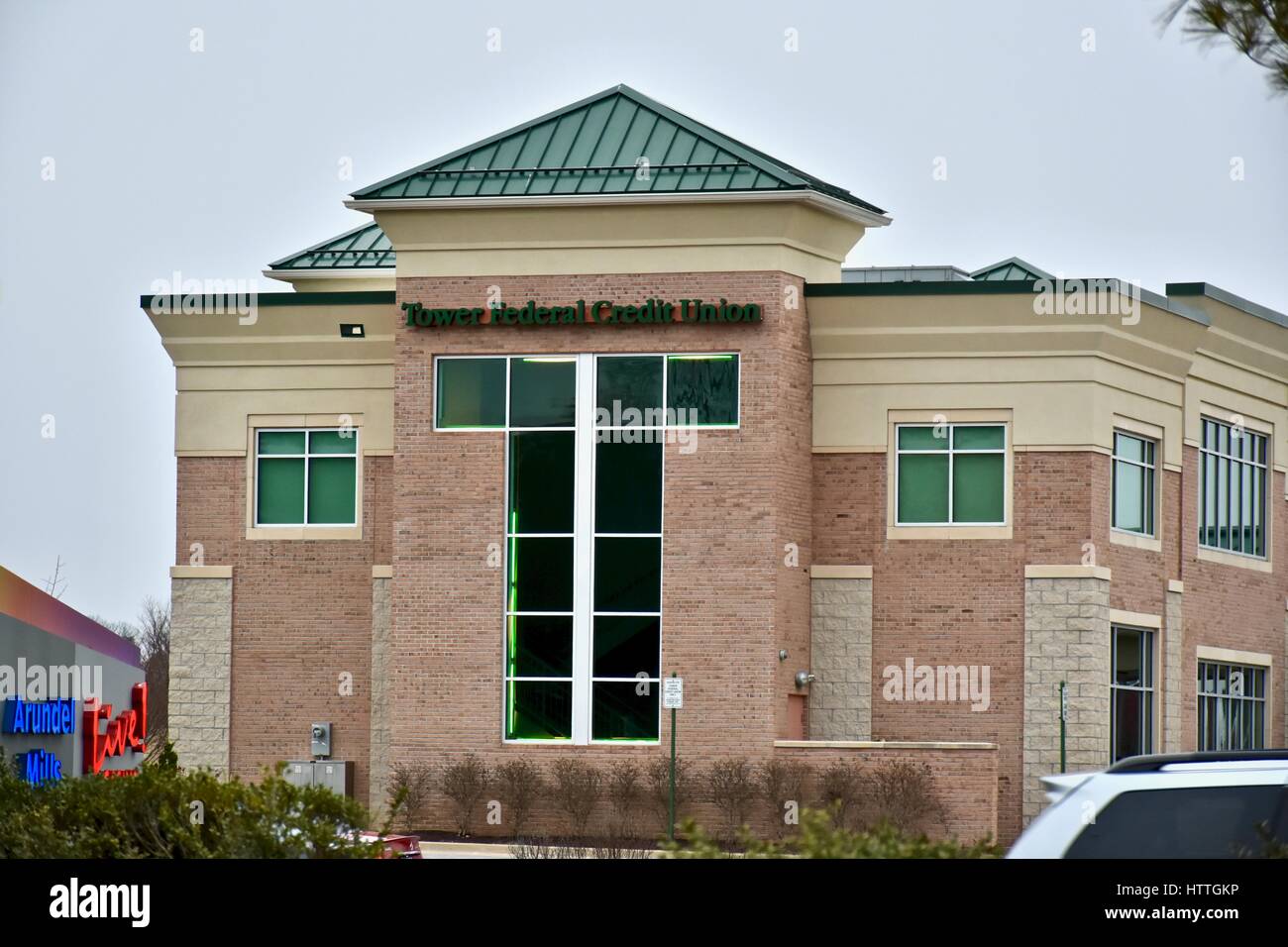Tower Federal Credit Union Stock Photo - Alamy
