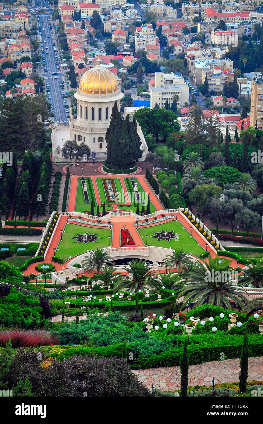 Bahai garden haifa hi-res stock photography and images - Alamy
