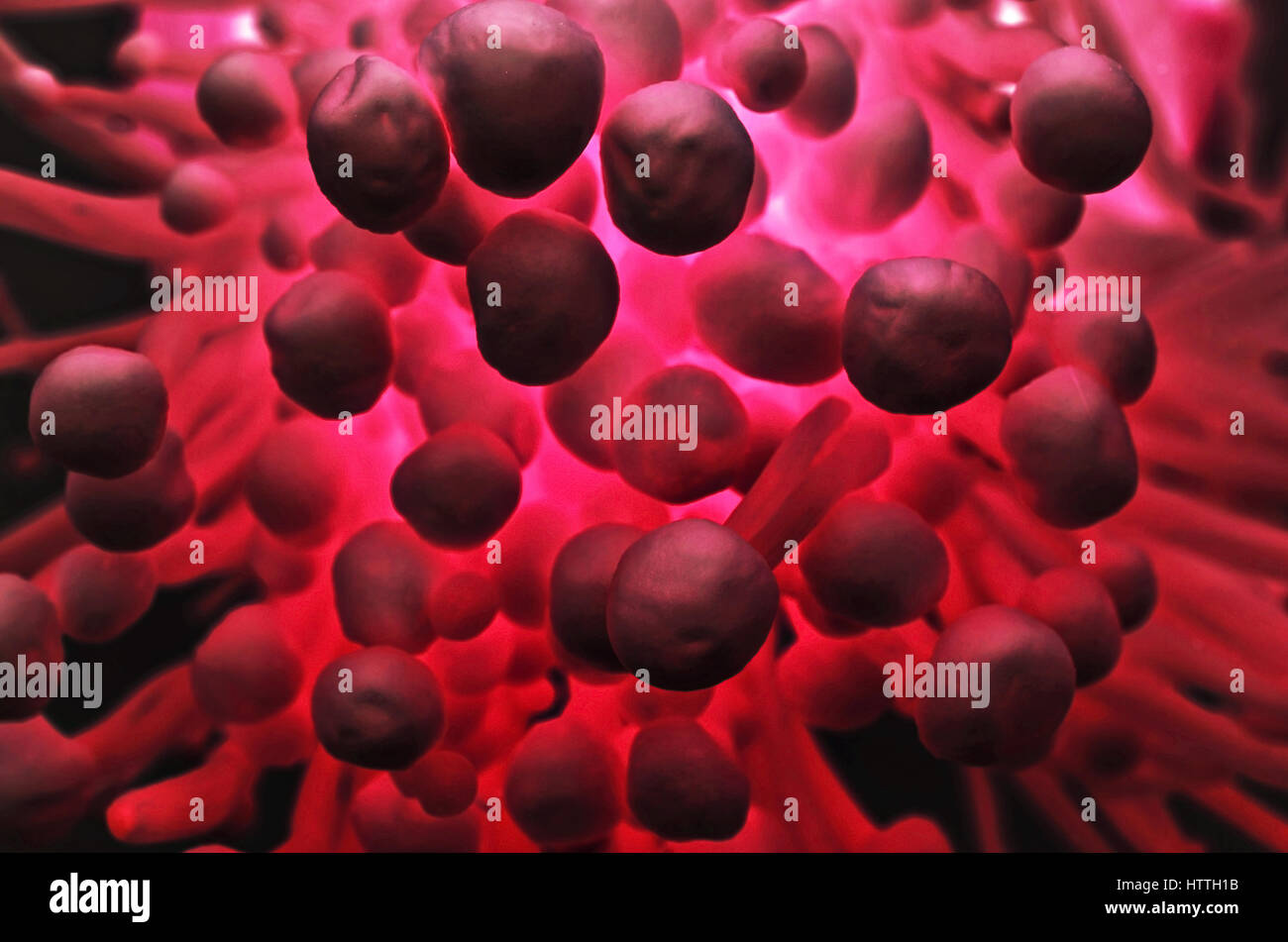 Red and dark science abstract as background Stock Photo - Alamy
