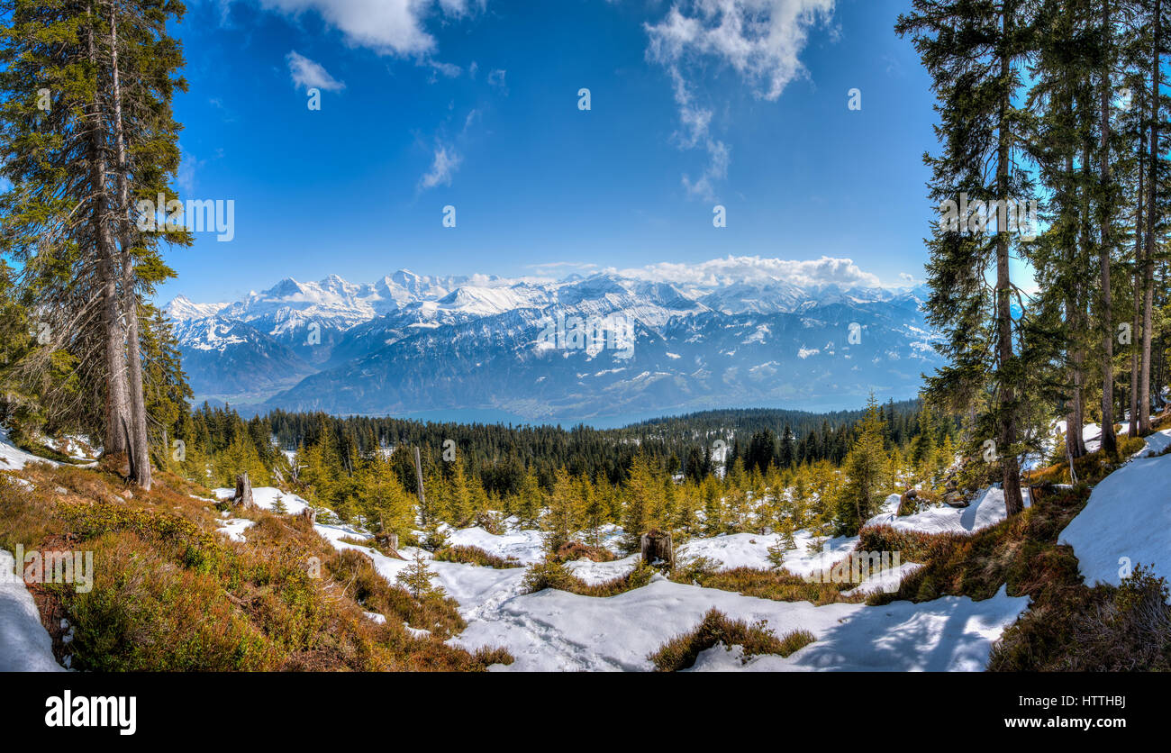 Interlaken snow switzerland hi-res stock photography and images - Alamy