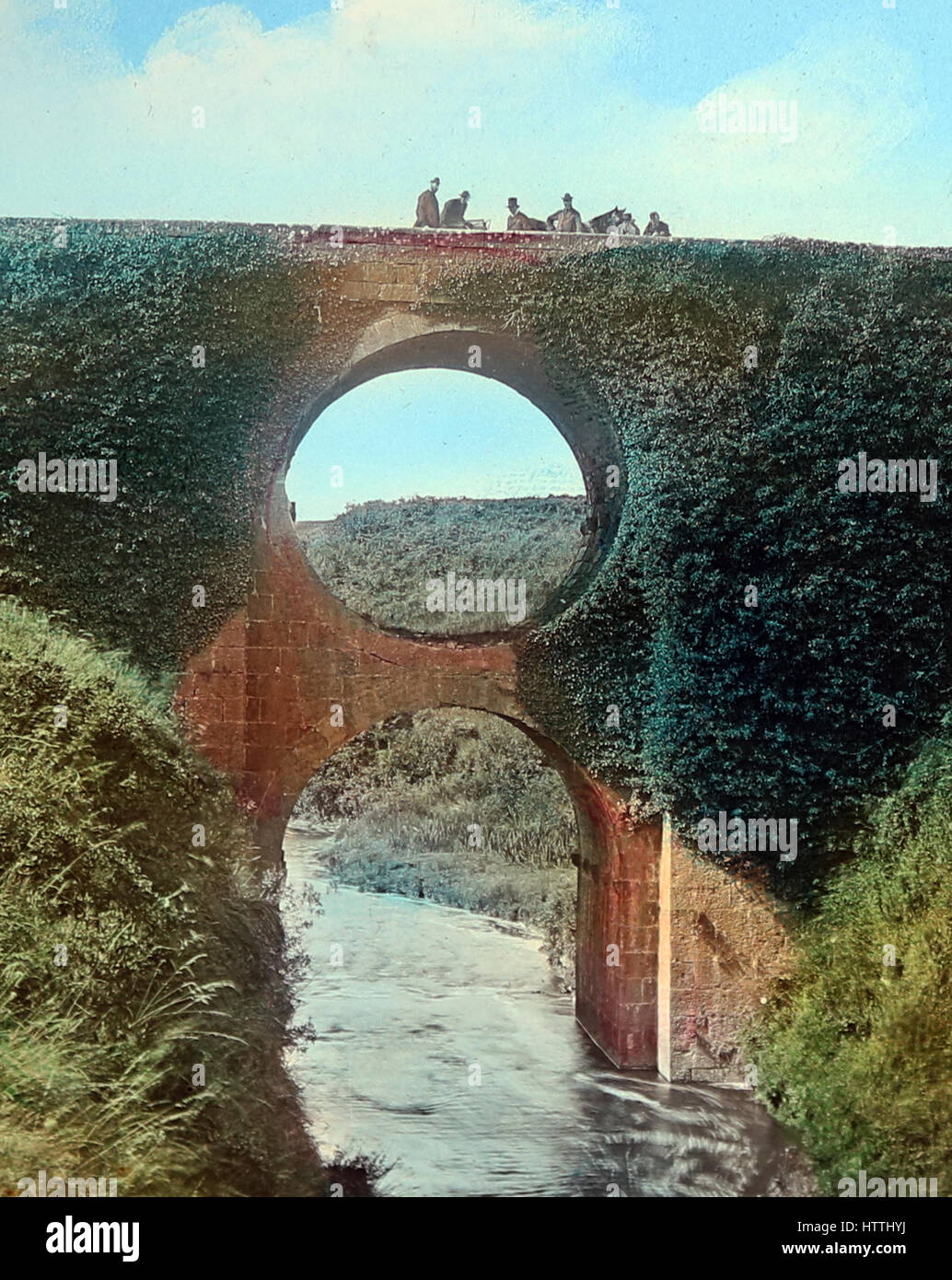 The Spectacle Bridge, Lisdoonvarna, County Clare, Ireland - hand ...