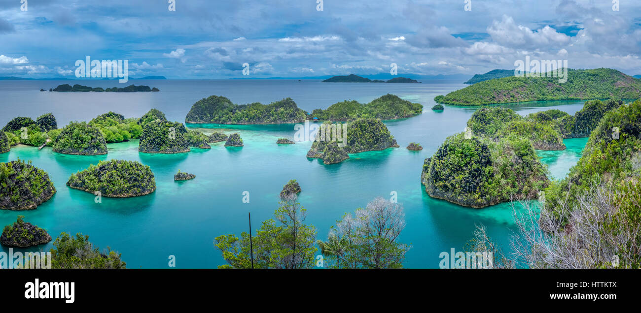 Painemo Island, Blue Lagoon, Raja Ampat, West Papua, Indonesia Stock ...