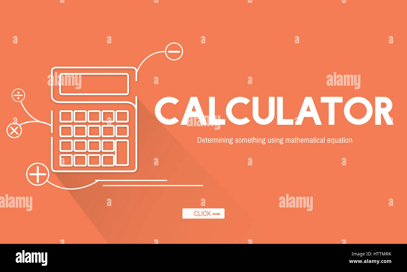 Calculator Mathematics Accounting Financial Equipment Concept Stock ...