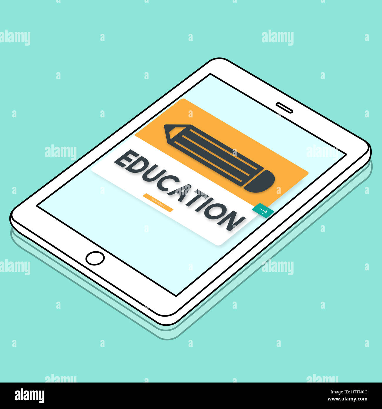 Pencil Education Study Academics Learning Graphic Concept Stock Photo ...