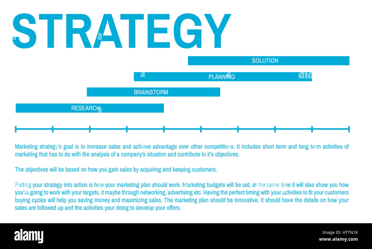 Marketing Business Strategy Progress Concept Stock Photo - Alamy