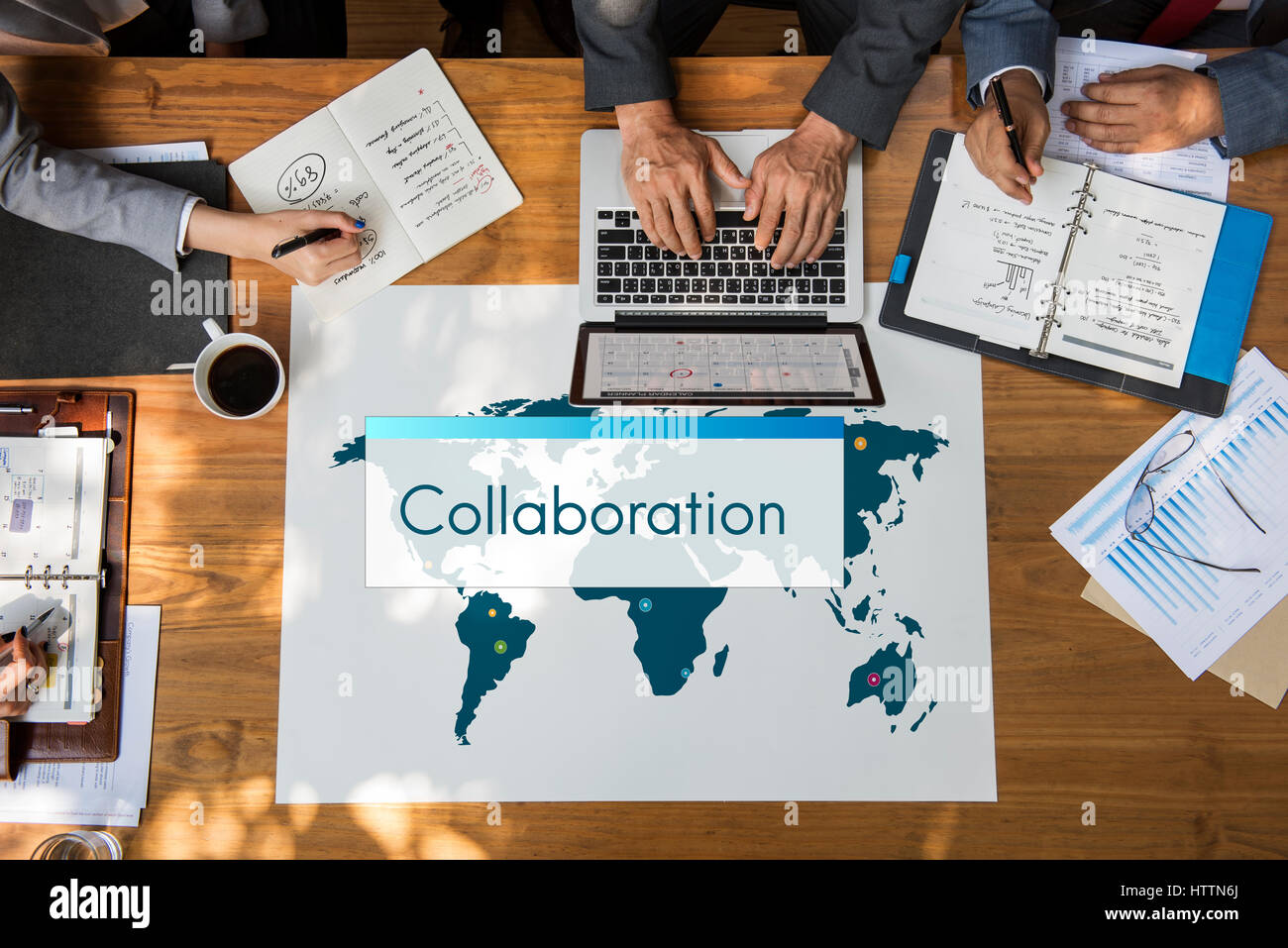 Global Marketing Business Collaboration International Stock Photo - Alamy
