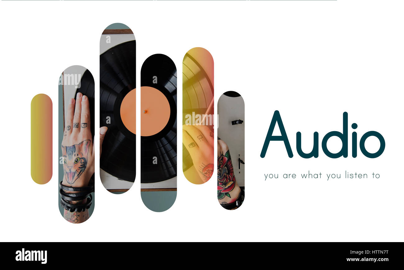 Dj icon vinyl hi-res stock photography and images - Alamy