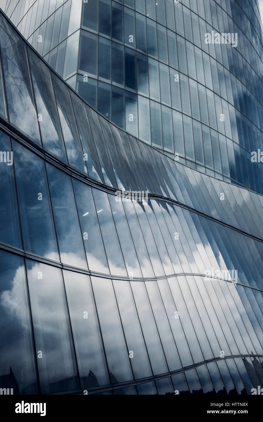 Glass and steel architecture detail Stock Photo - Alamy