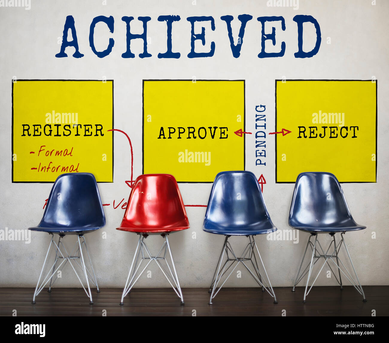 Recognized Achieved Permitted Approve Business Stock Photo - Alamy
