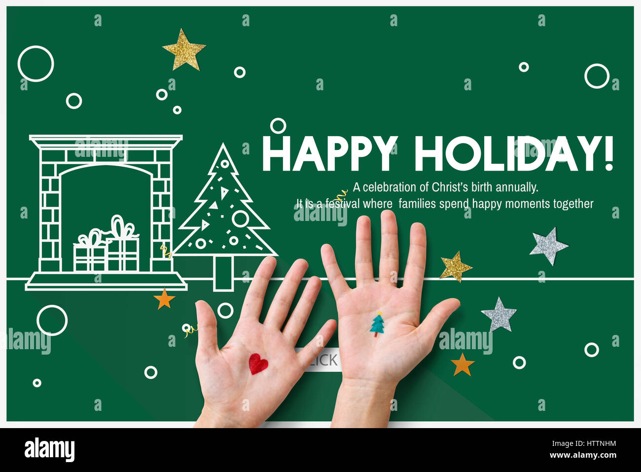 Happy Holiday Break Celebrate Party Enjoyment Concept Stock Photo - Alamy