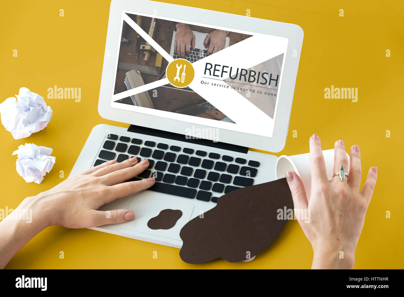 Maintenance Repair Remedy Service Restoration Concept Stock Photo - Alamy