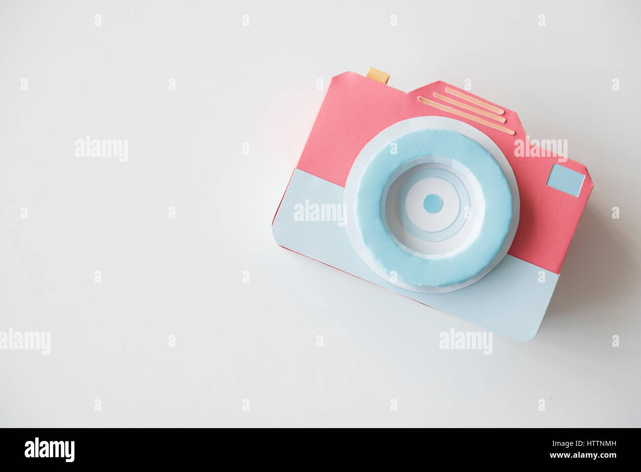 Papercraft Person Holding Camera Design Stock Photo - Alamy