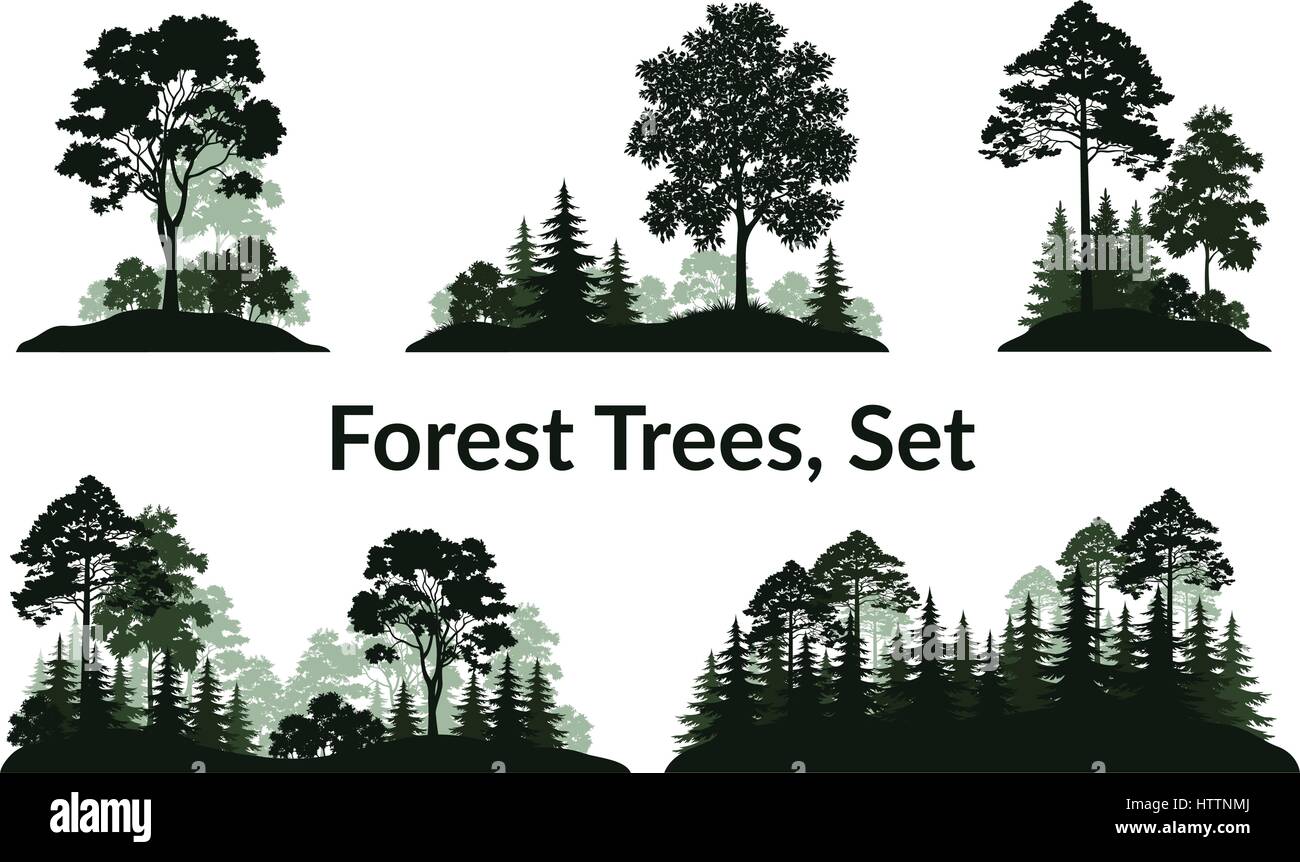 Spring landscapes Stock Vector Images - Alamy