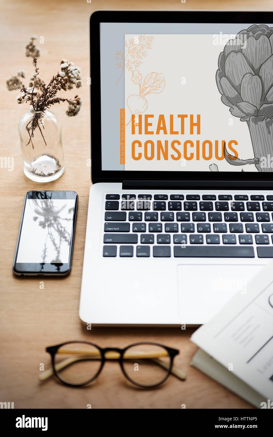Balance Health Conscious Healthcare Stock Photo - Alamy
