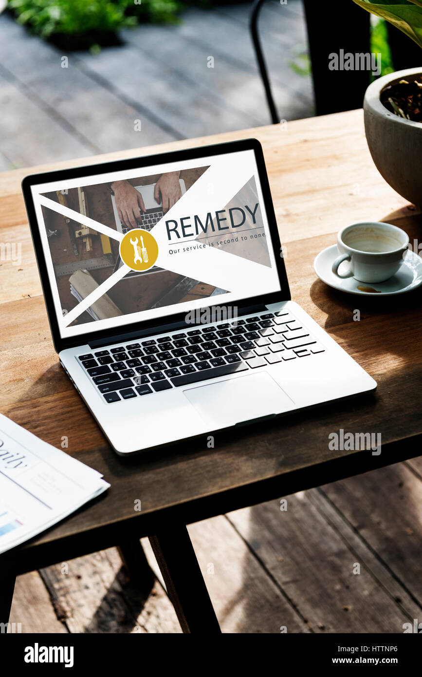 Maintenance Repair Remedy Service Restoration Concept Stock Photo - Alamy