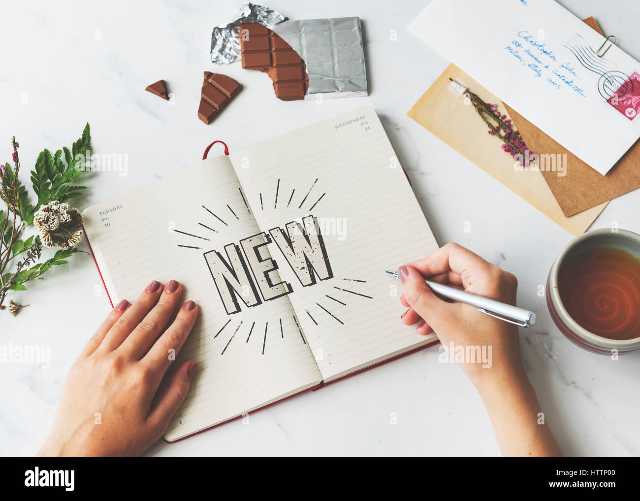 New Sign Advertisement Promotion Concept Stock Photo - Alamy