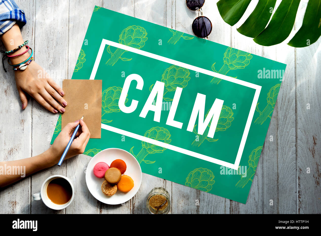 Healthy Lifestyle Balance Calm Wellbeing Relax Stock Photo - Alamy