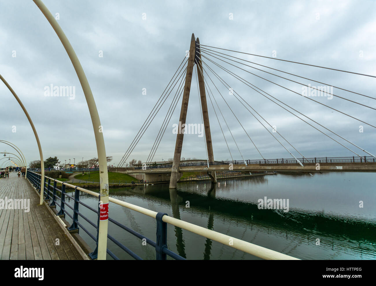 Marine Way Bridge Southport Bridge Structure High Resolution Stock ...