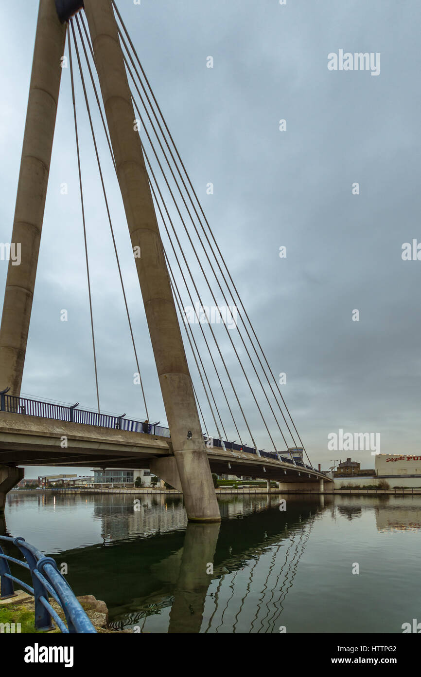 Marine Way Bridge Southport Bridge Structure High Resolution Stock ...