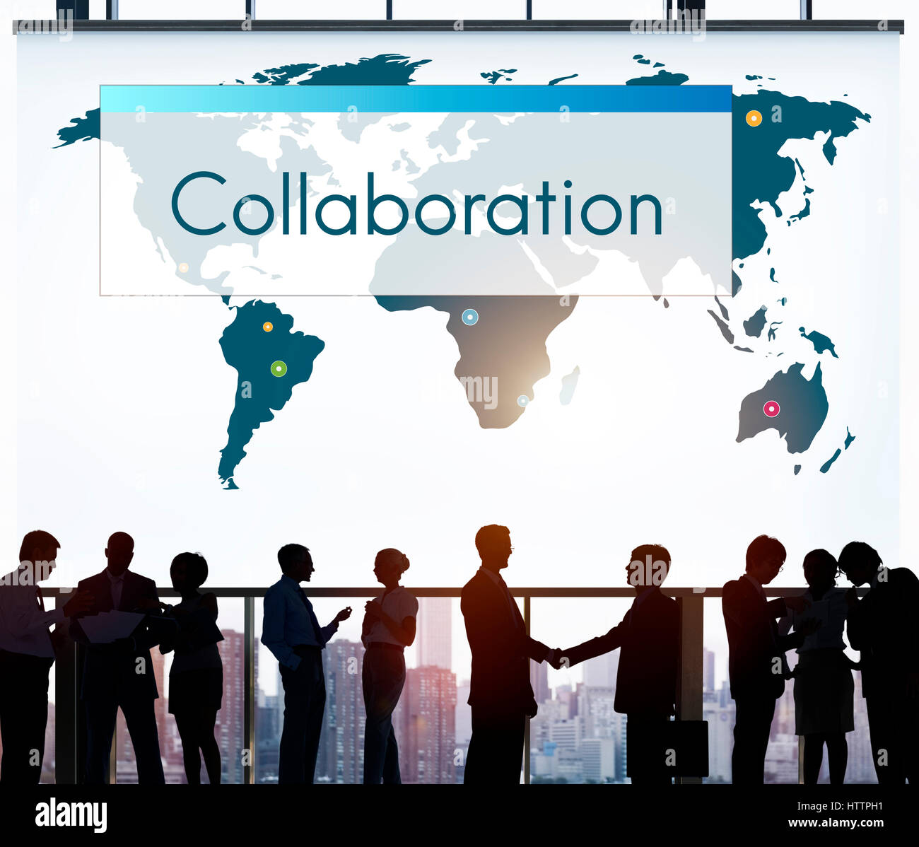 Global Marketing Business Collaboration International Stock Photo - Alamy