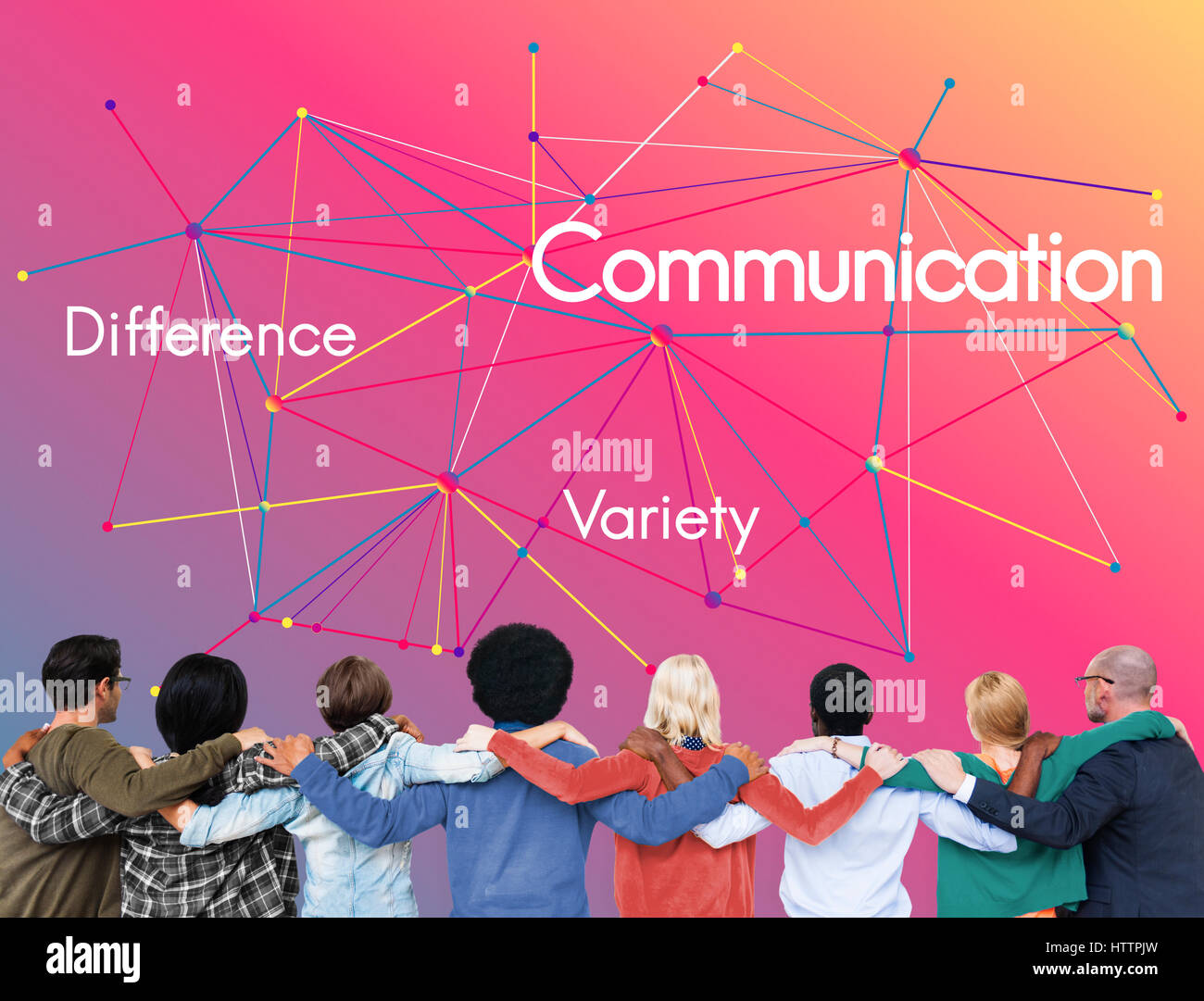 Web Link Chain Interconnection Concept Stock Photo - Alamy