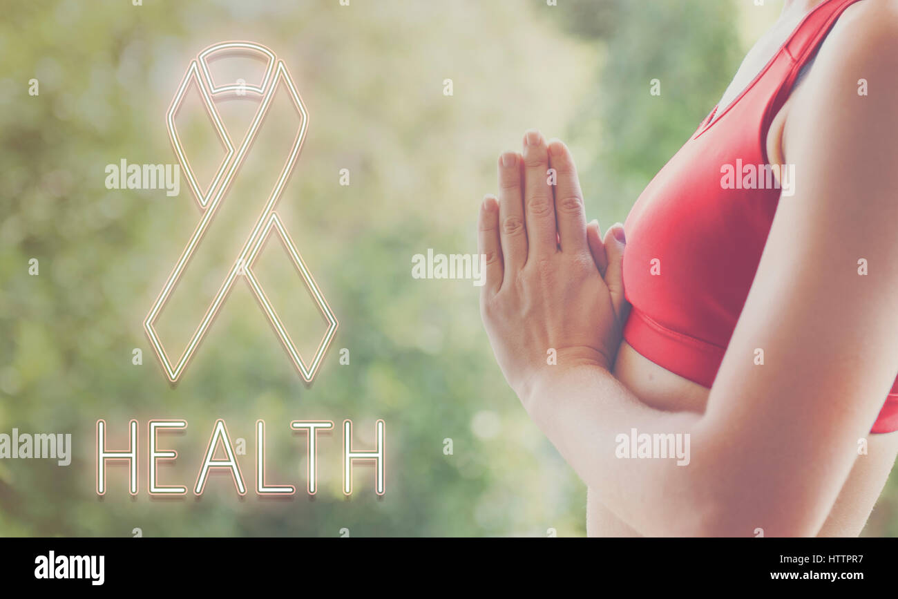 Womens Health Awareness Ribbon Concept Stock Photo - Alamy