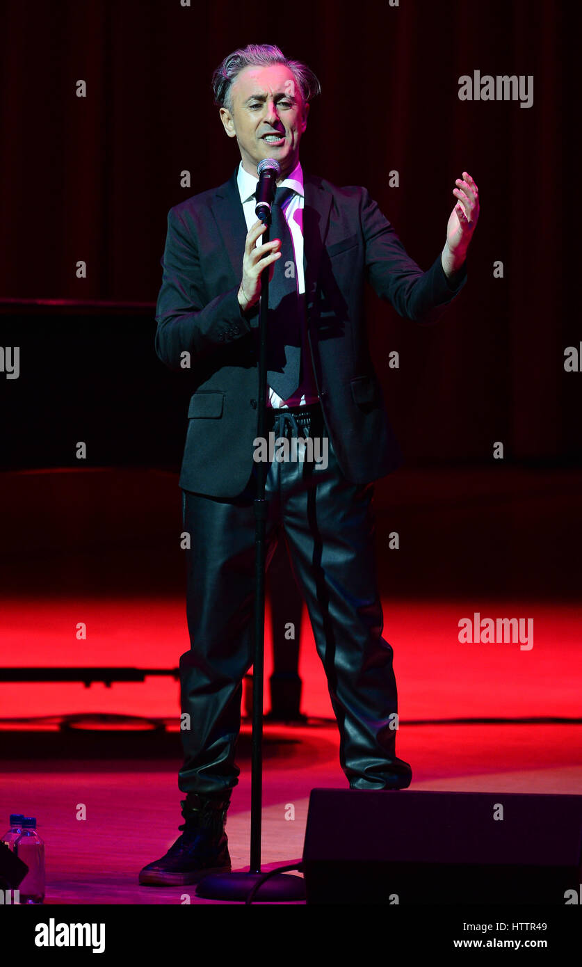 Alan Cumming performing on stage during his show 'Alan Cumming Sings ...