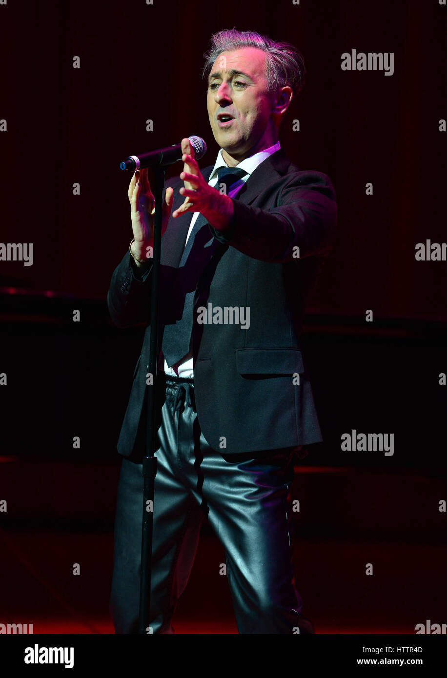 Alan Cumming performing on stage during his show 'Alan Cumming Sings ...
