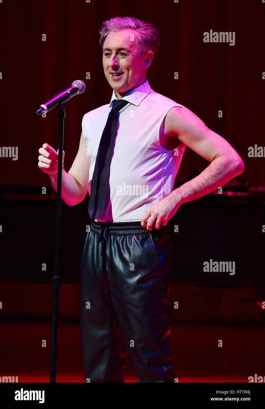 Alan Cumming performing on stage during his show 'Alan Cumming Sings ...