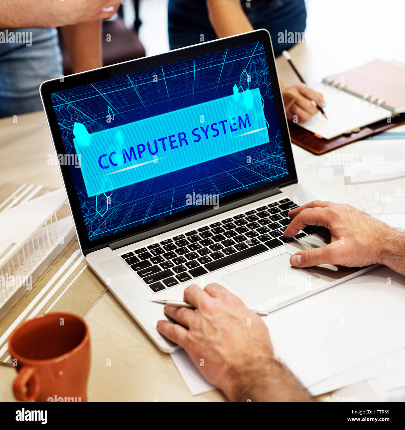 Computer System Innovation Digital Stock Photo - Alamy