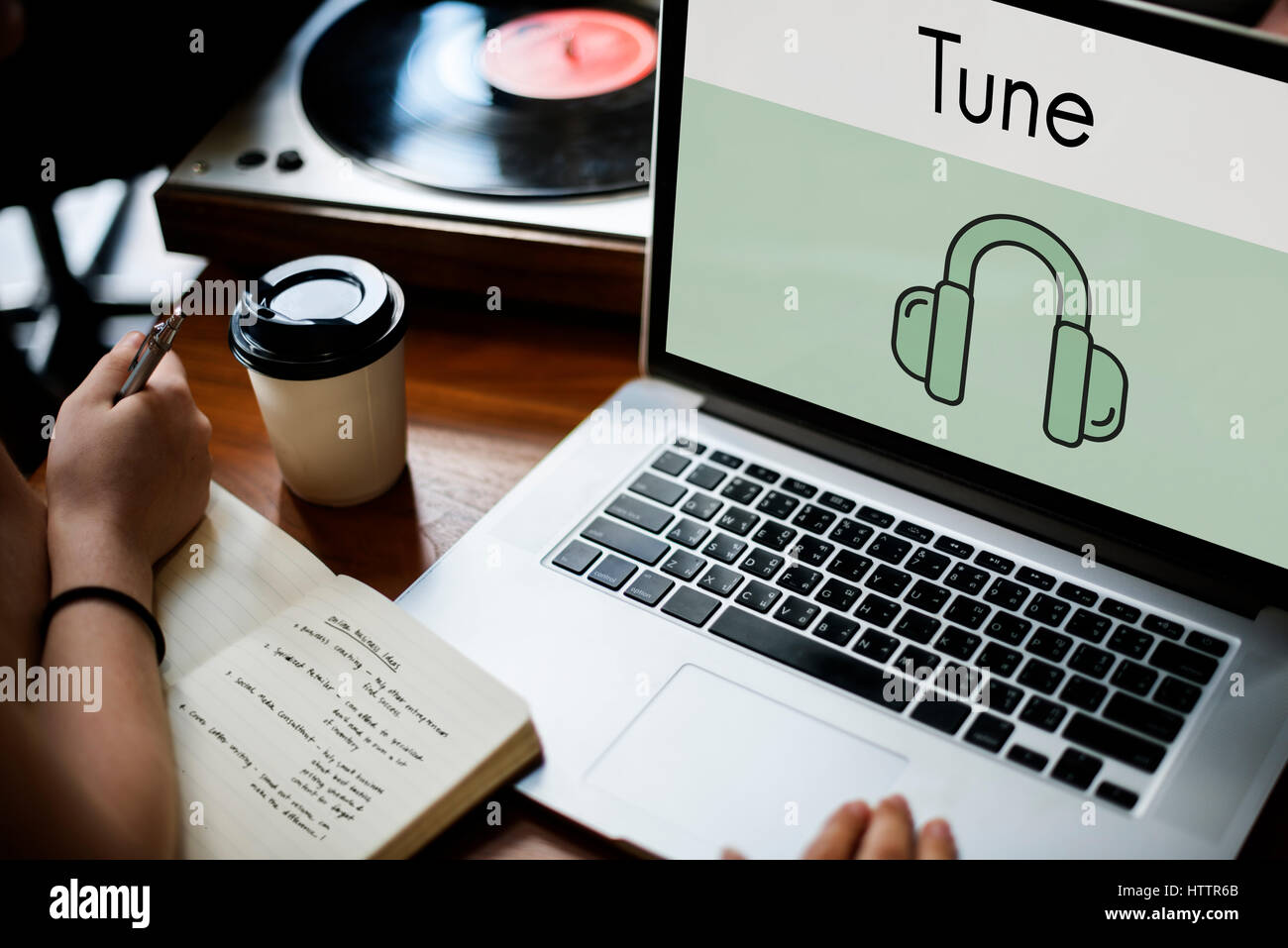Audio Tune Entertainment Broadcast Media Stock Photo - Alamy