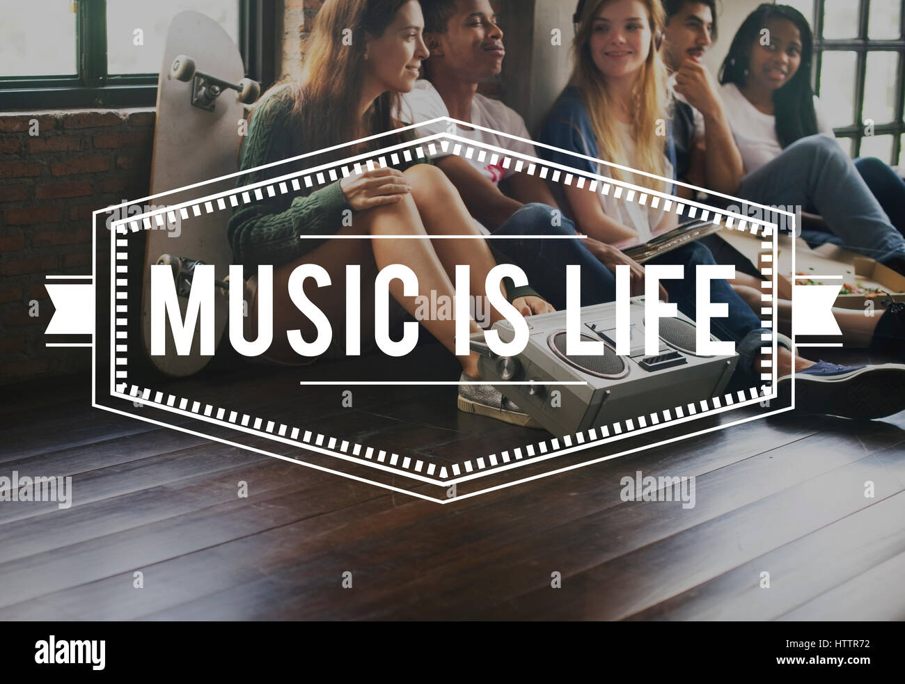 Music life vintage vector hi-res stock photography and images - Alamy