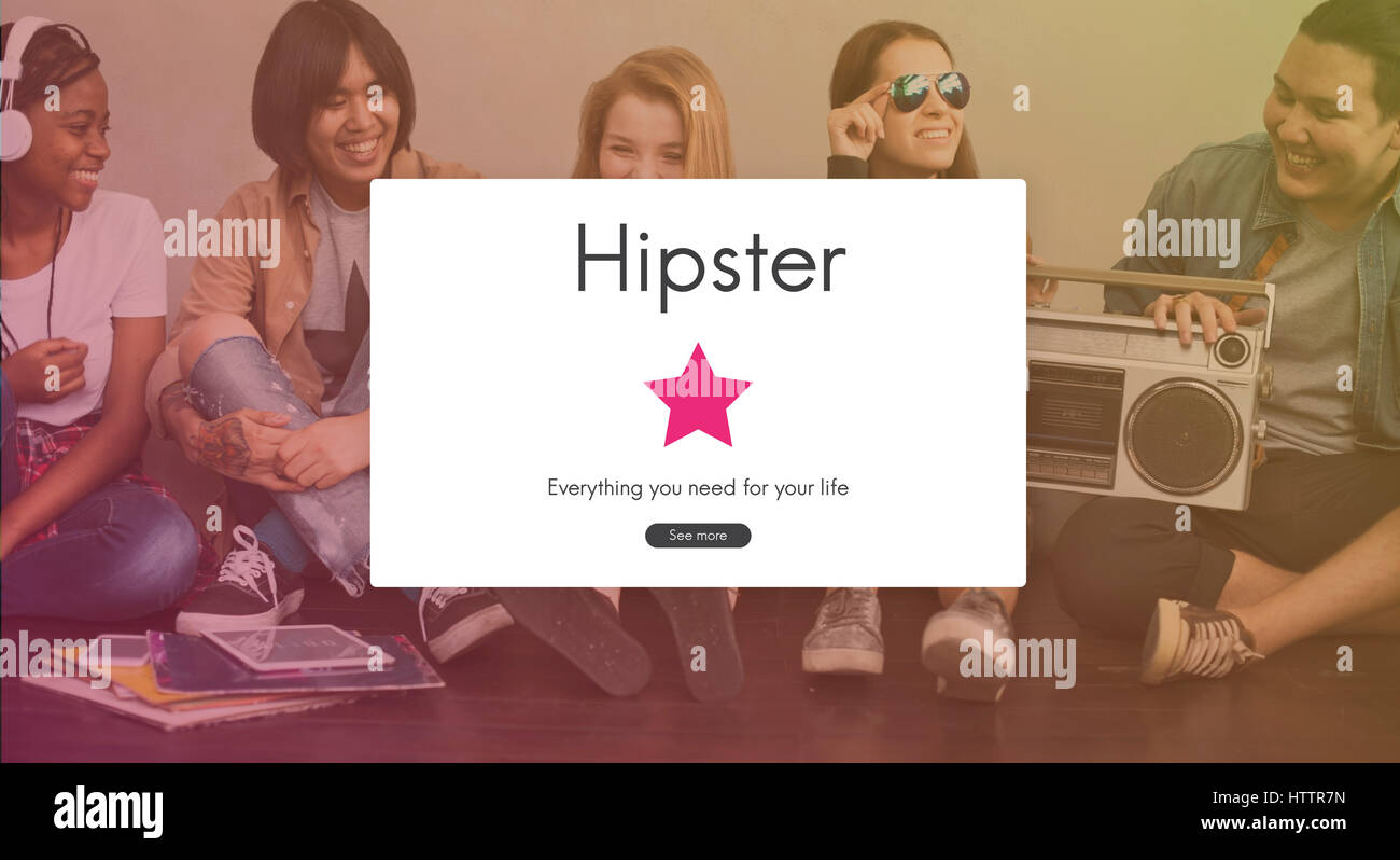 Youth Spirit Teenager Personality Characteristics Stock Photo - Alamy