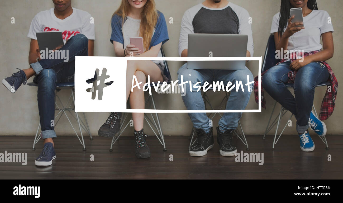 Advertising Advetise Consumer Advertisement Icon Stock Photo - Alamy