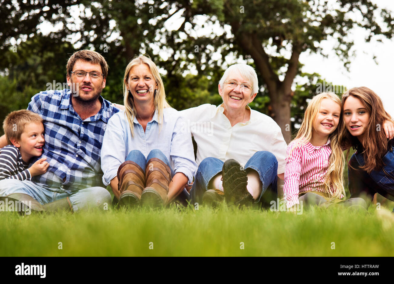 Family Generations Parenting Togetherness Relaxation Concept Stock ...