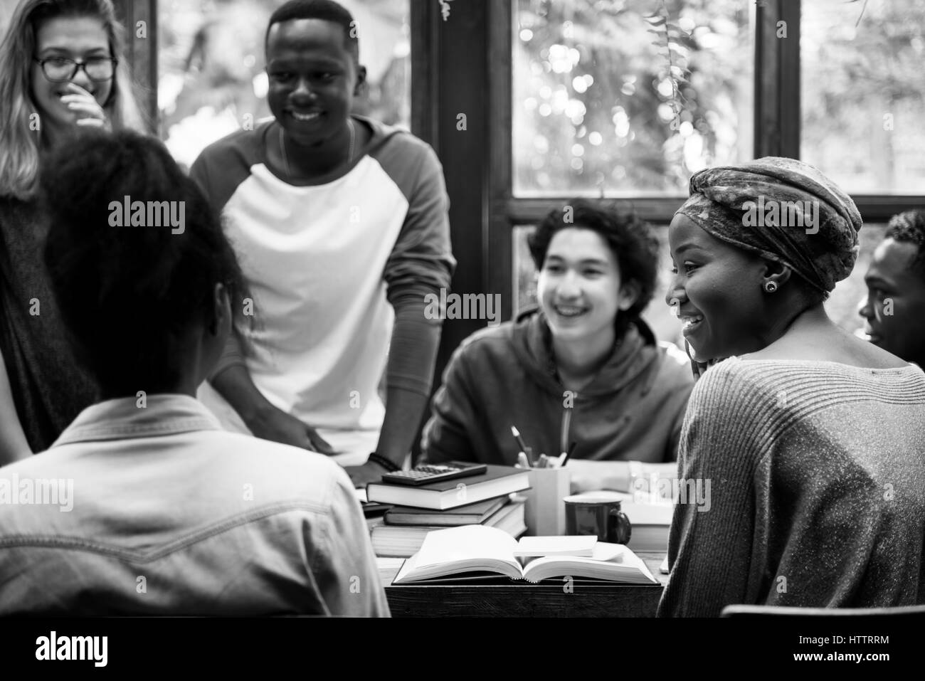 Friends People Group Teamwork Diversity Stock Photo - Alamy