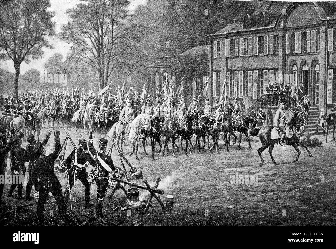 French historical flag Black and White Stock Photos & Images - Alamy