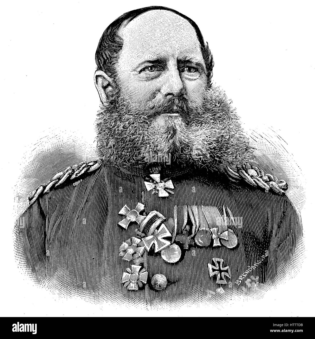 General in the franco prussian war 1870 1871 hi-res stock photography ...