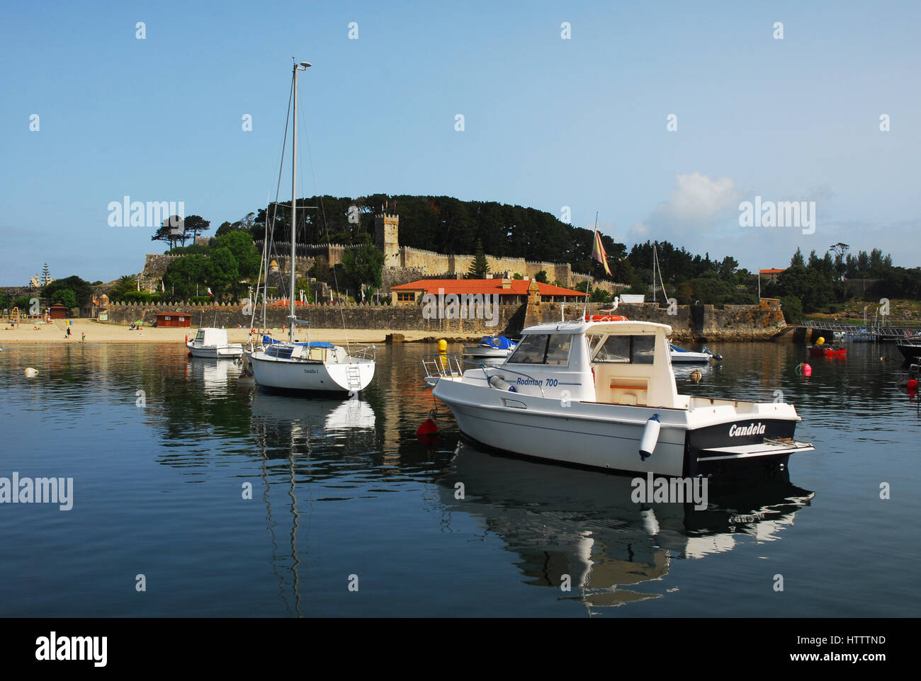 Spain, Galicia, Baiona Stock Photo - Alamy