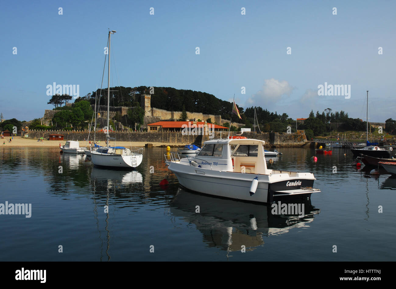 Spain, Galicia, Baiona Stock Photo - Alamy
