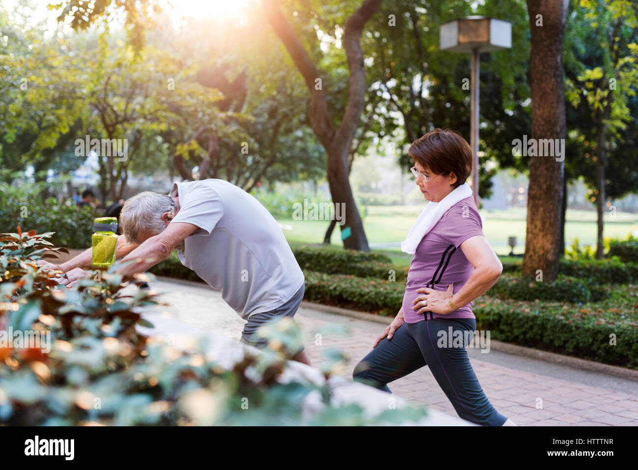 Senior Adult Exercise Fitness Strength Stock Photo - Alamy